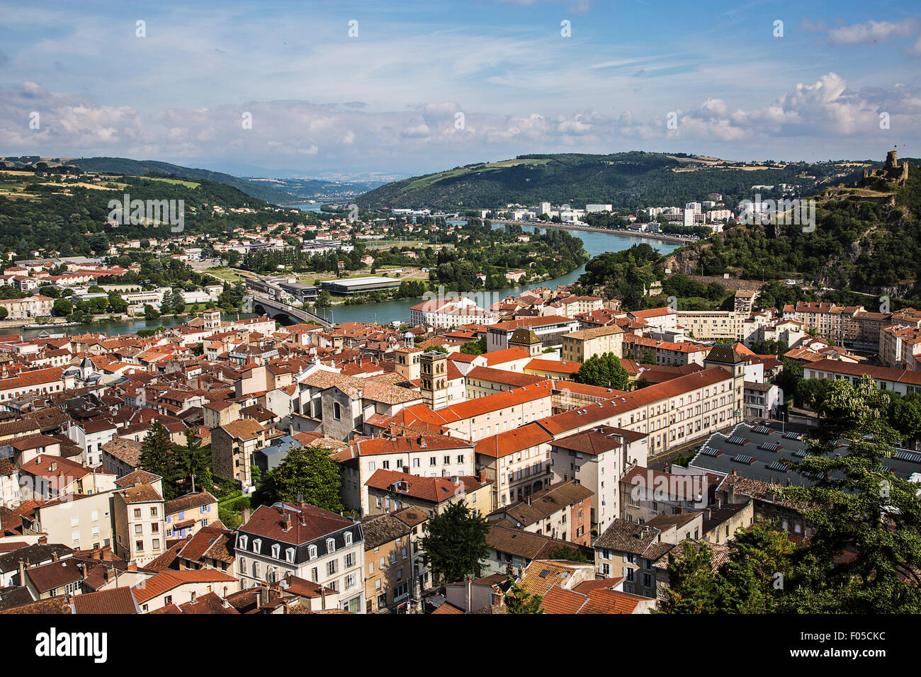 The city of Vienne, south of Leone, is a famous port on the Rhone river ...