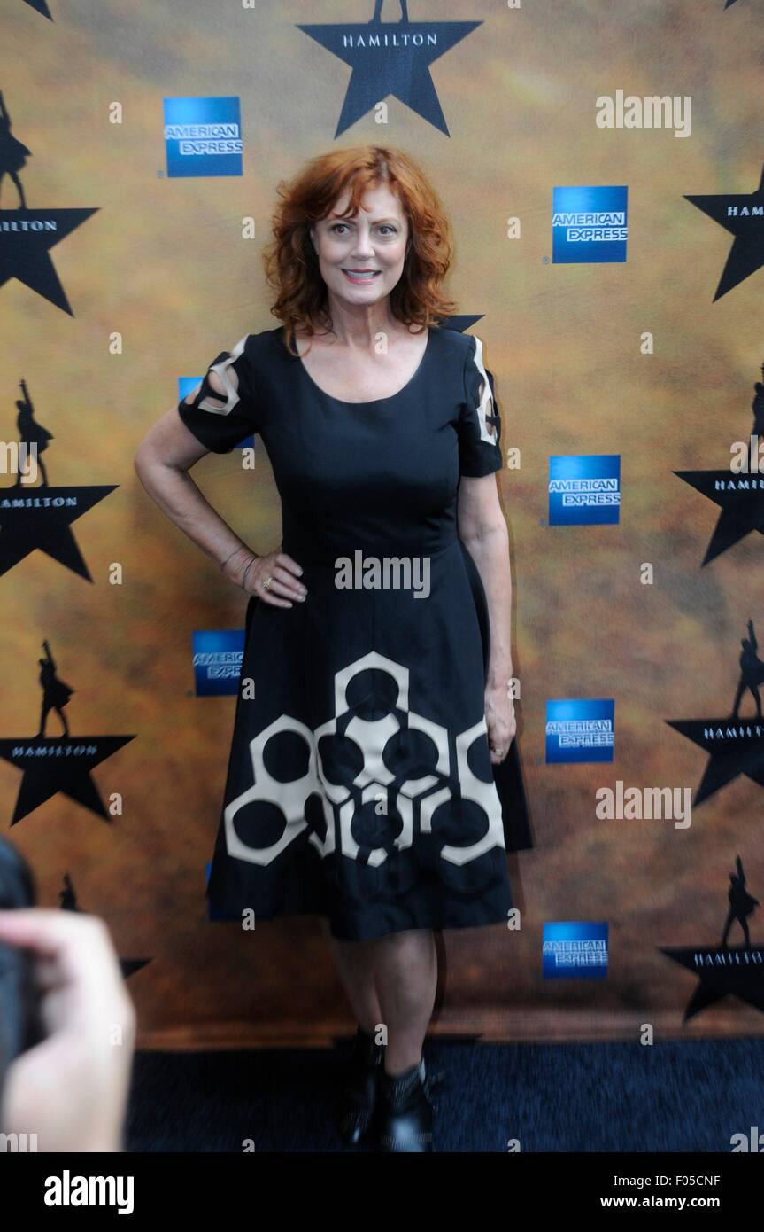 New York, NY, USA. 6th Aug, 2015. Susan Sarandon at arrivals for ...