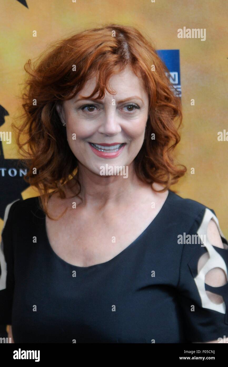 New York, NY, USA. 6th Aug, 2015. Susan Sarandon at arrivals for ...