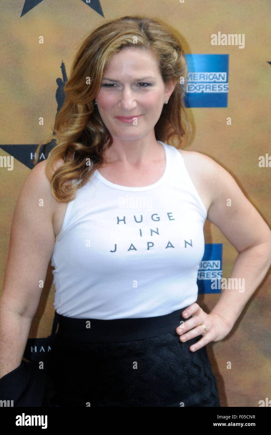 New York, NY, USA. 6th Aug, 2015. Ana Gasteyer at arrivals for HAMILTON ...