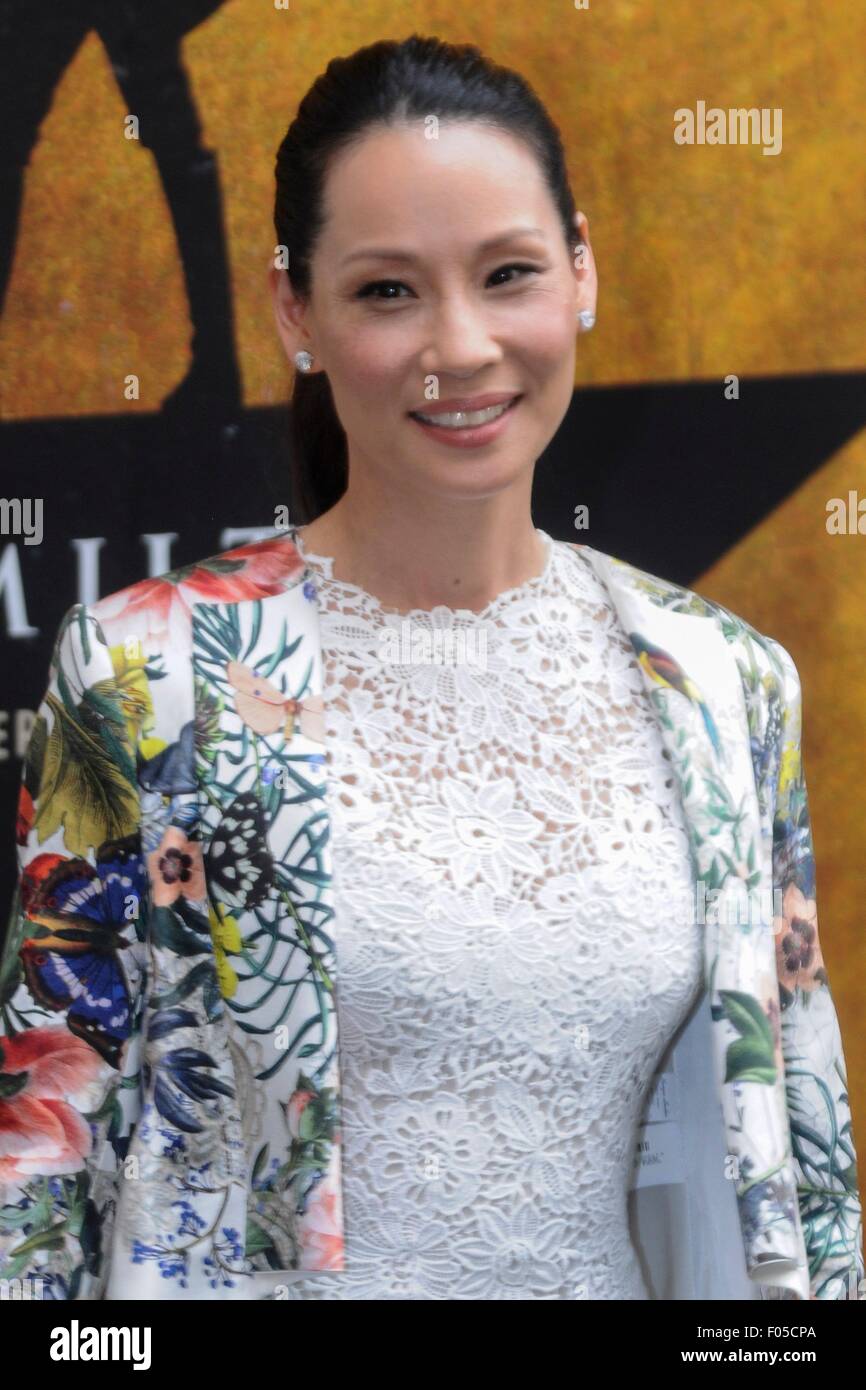 New York, NY, USA. 6th Aug, 2015. Lucy Liu at arrivals for HAMILTON ...