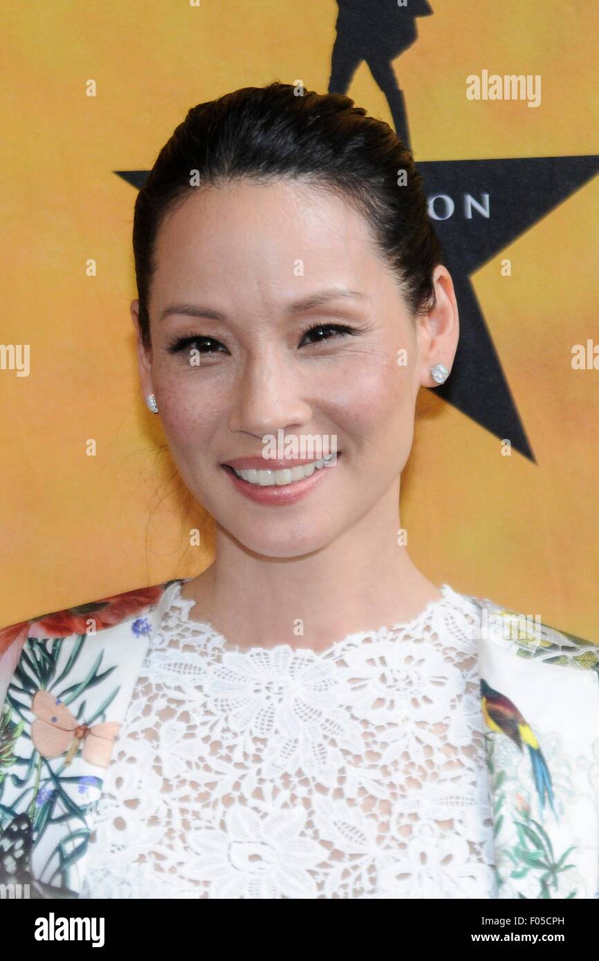 New York, NY, USA. 6th Aug, 2015. Lucy Liu at arrivals for HAMILTON ...