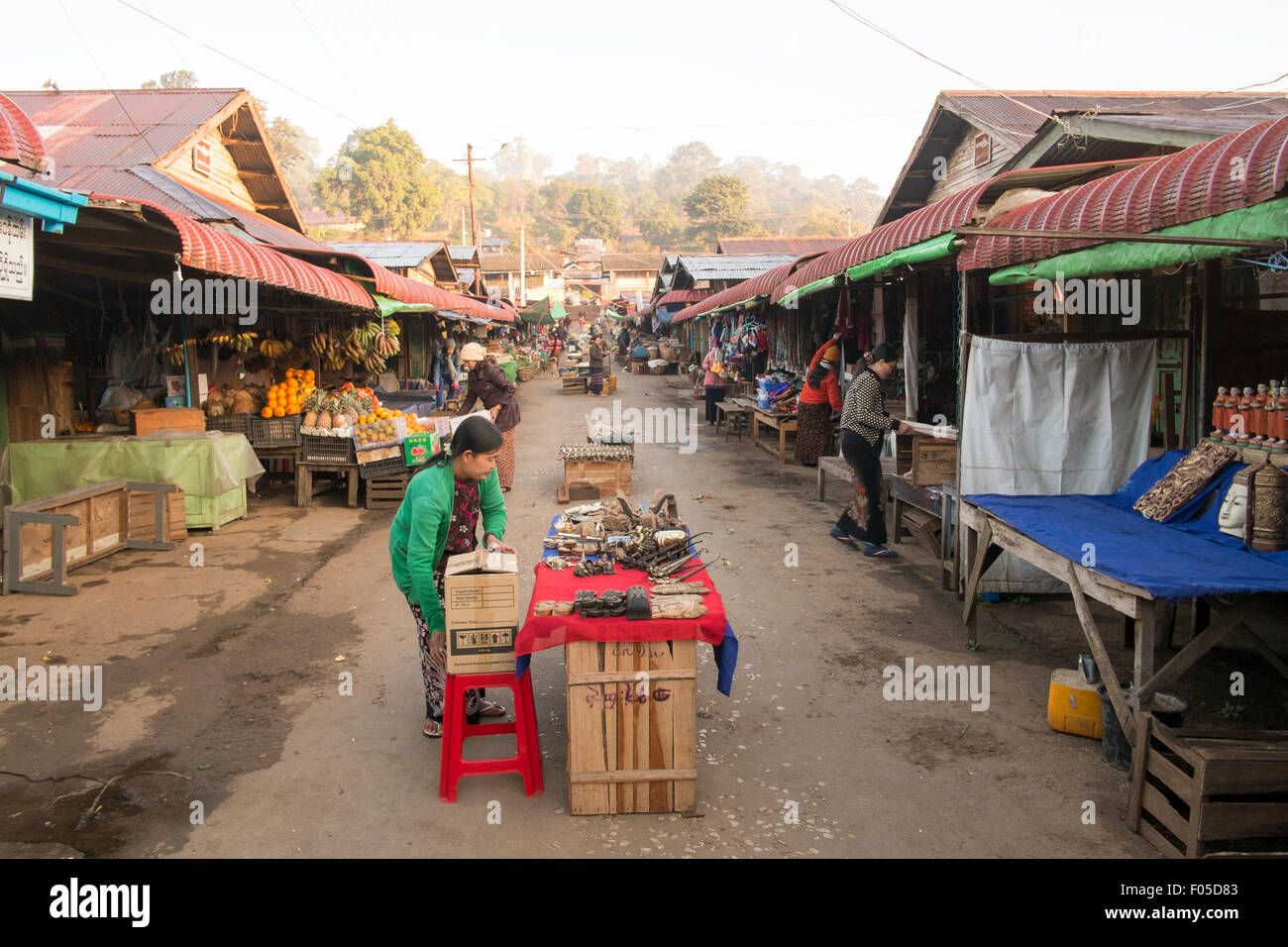 Town of Kalaw , Myanmar ( Burma Stock Photo - Alamy