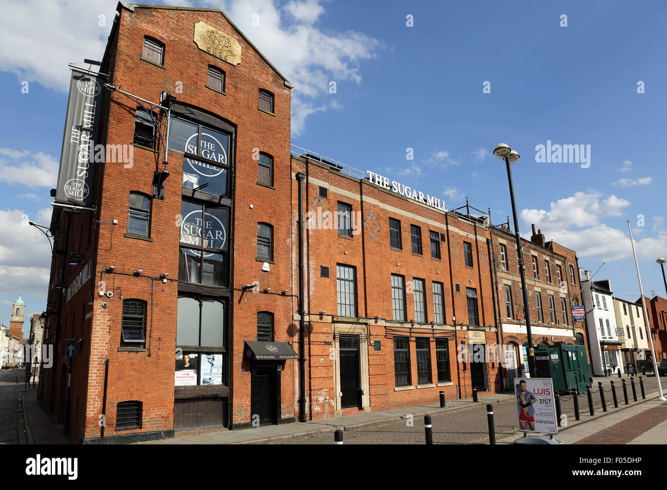 The Sugar Mill in Hull, England. The former warehouse stand by Hull ...