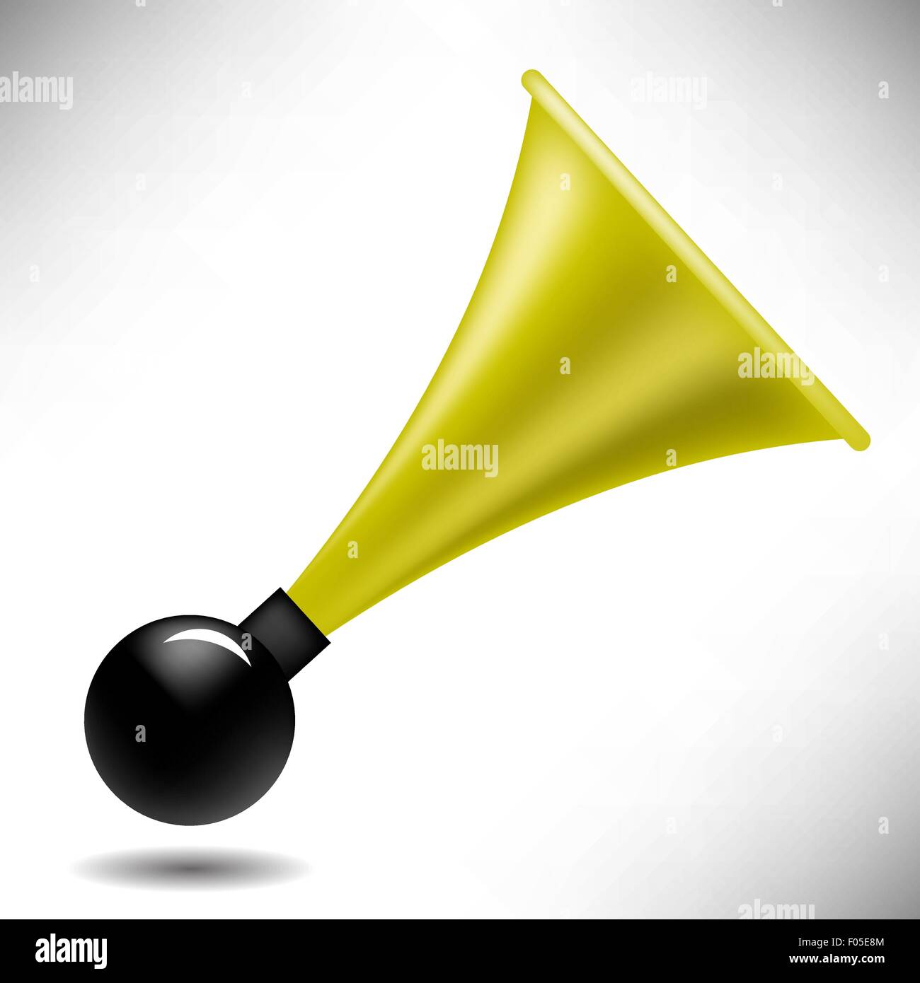 Vintage twisted horn Stock Vector Images - Alamy