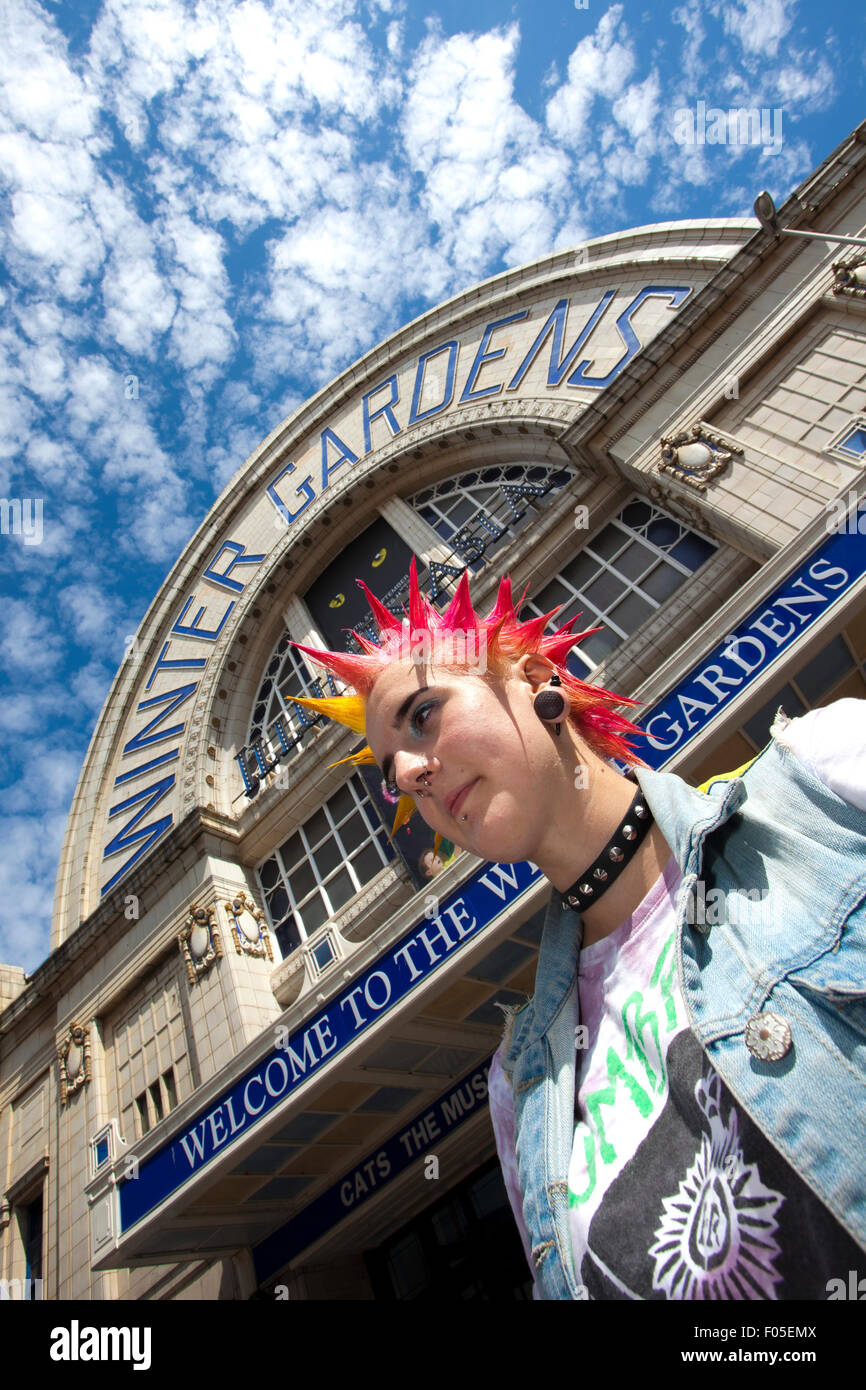 a punk rock rebel rebelling rebellion Blackpool festival spike spiked ...