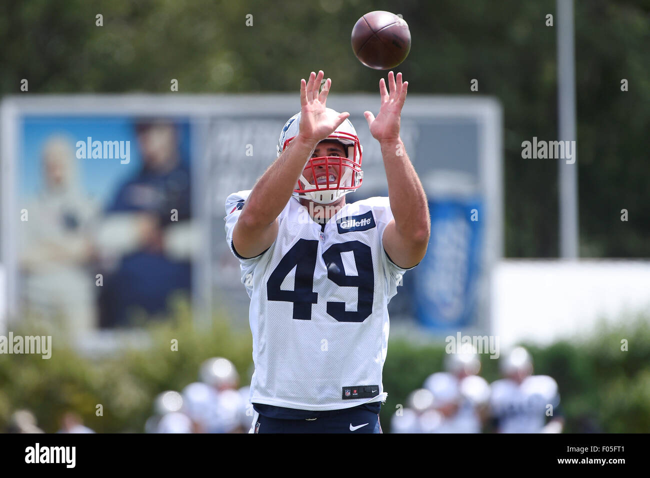 Foxborough Massachusetts, USA. 6th Aug, 2015. New England Patriots long ...