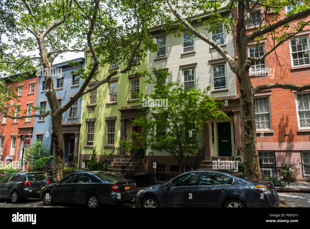 New York City, USA, Street Scenes, Brooklyn Heights Historic District ...