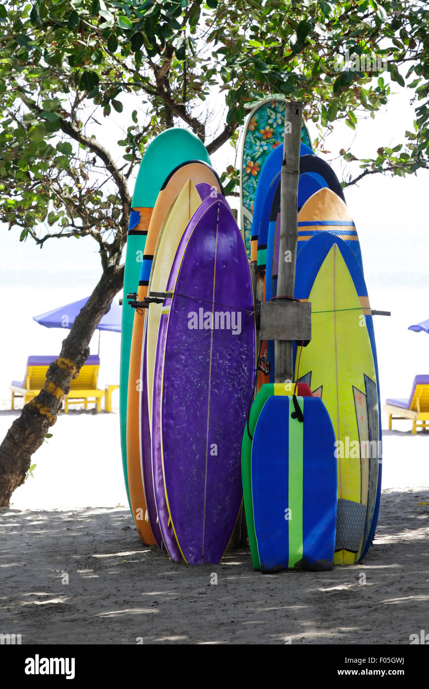 Surf boards bali hi-res stock photography and images - Alamy