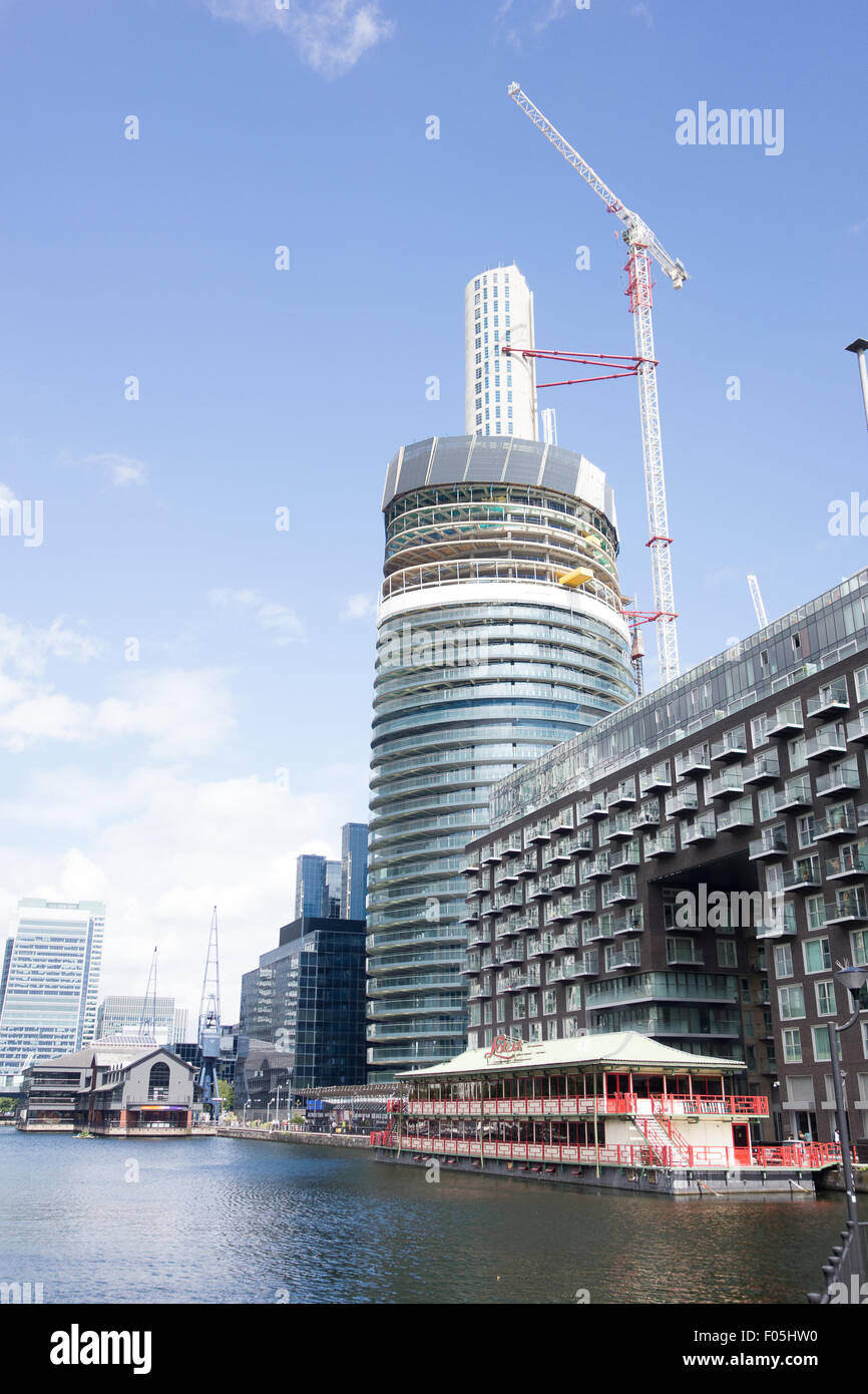 Baltimore Tower overlooks a Chinese boat restaurant called The Lotus ...