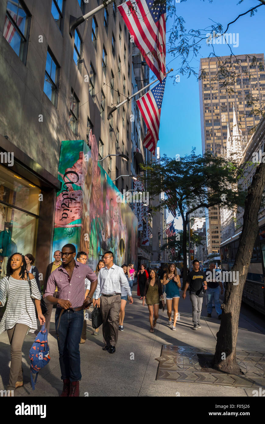 City Street People Scene