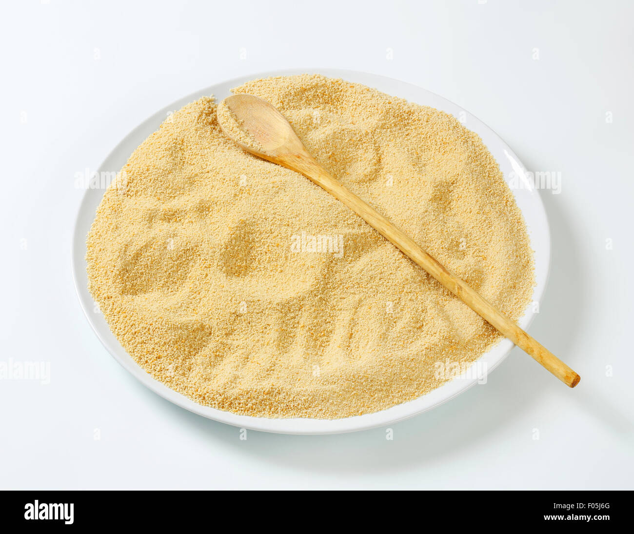 Dry bread crumbs on plate Stock Photo - Alamy