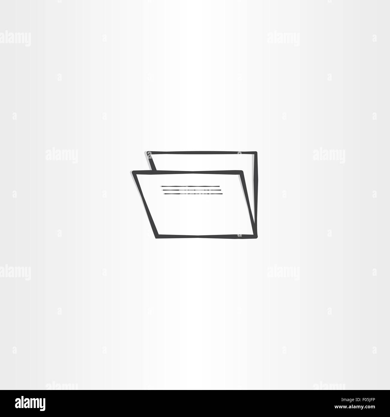 accounting folder black vector icon symbol Stock Vector Image & Art - Alamy