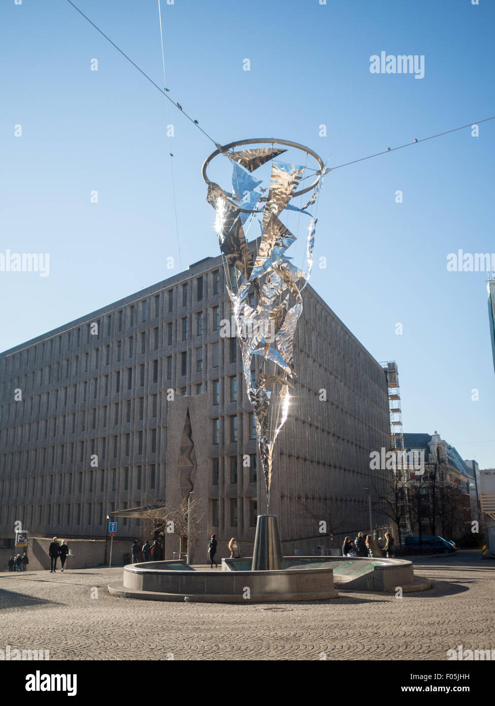 Public art sculpture in a roundabout in Oslo Stock Photo - Alamy