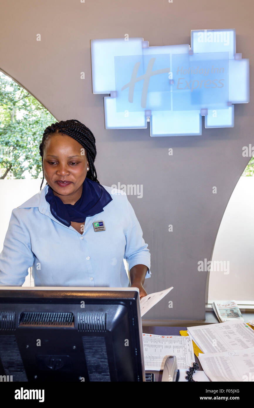 Manager employee black female women reservationist hi-res stock ...