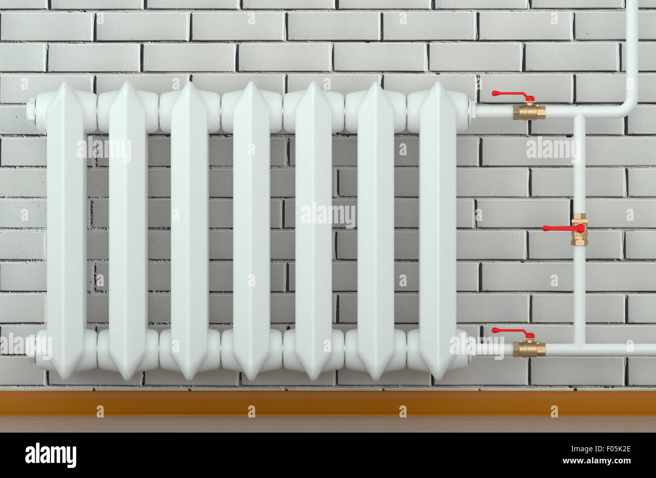 cast iron radiator at home isolated on white background Stock Photo - Alamy