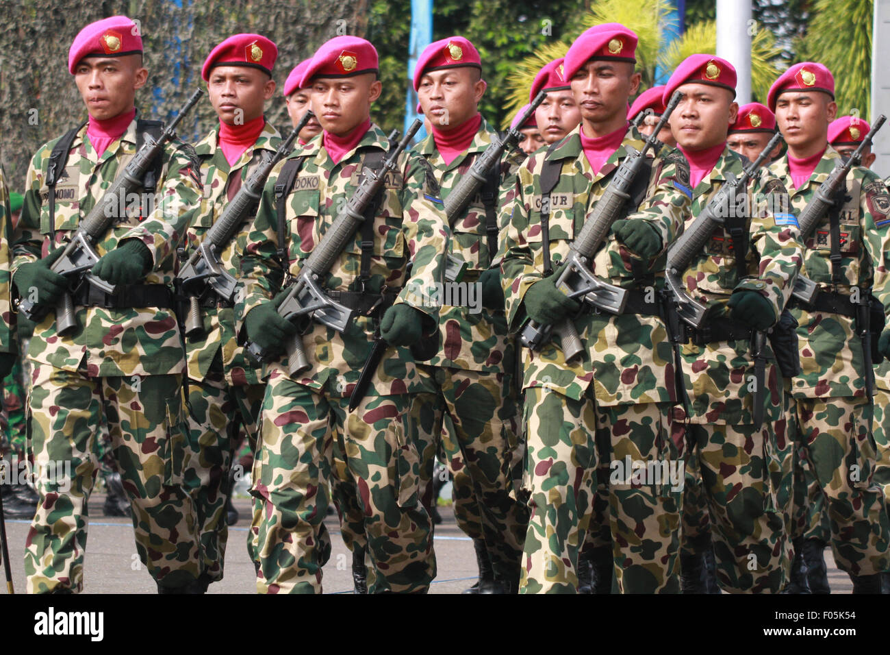Pontianak, Indonesia. 07th Aug, 2015. Inauguration of Indonesian Navy ...
