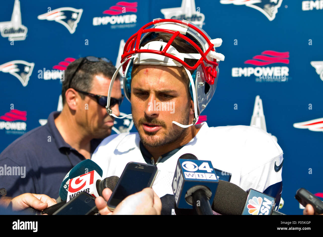 Gillette Stadium. 7th Aug, 2015. New England Patriots wide receiver ...