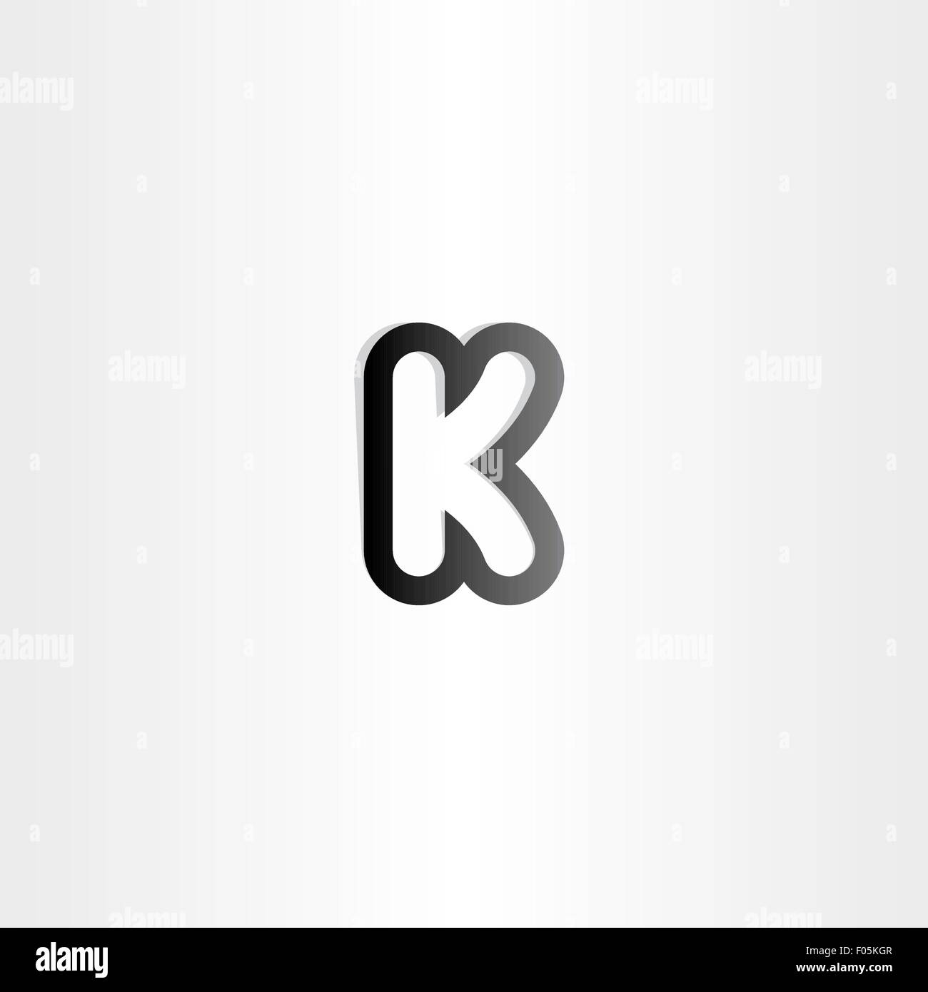 black letter k logotype icon design Stock Vector Image & Art - Alamy