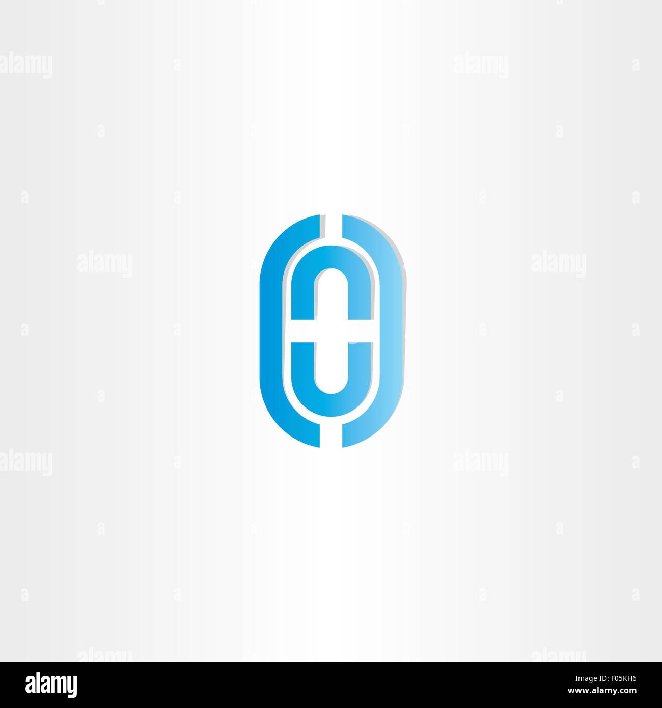 blue letter o vector logo design Stock Vector Image & Art - Alamy