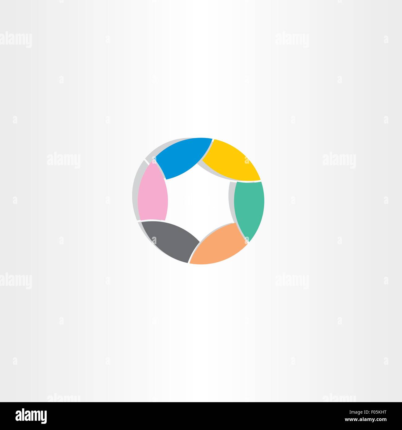 business circle logo icon color star design Stock Vector Image & Art ...