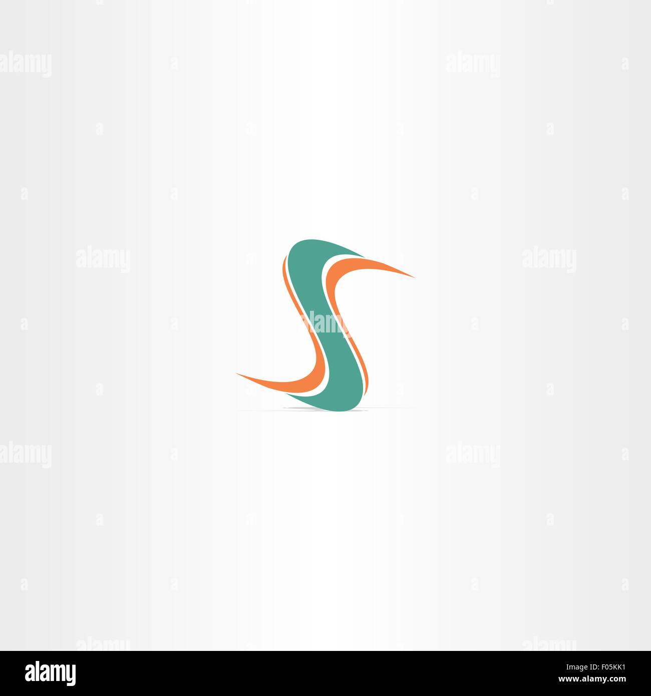 dark green orange letter s icon design Stock Vector Image & Art - Alamy