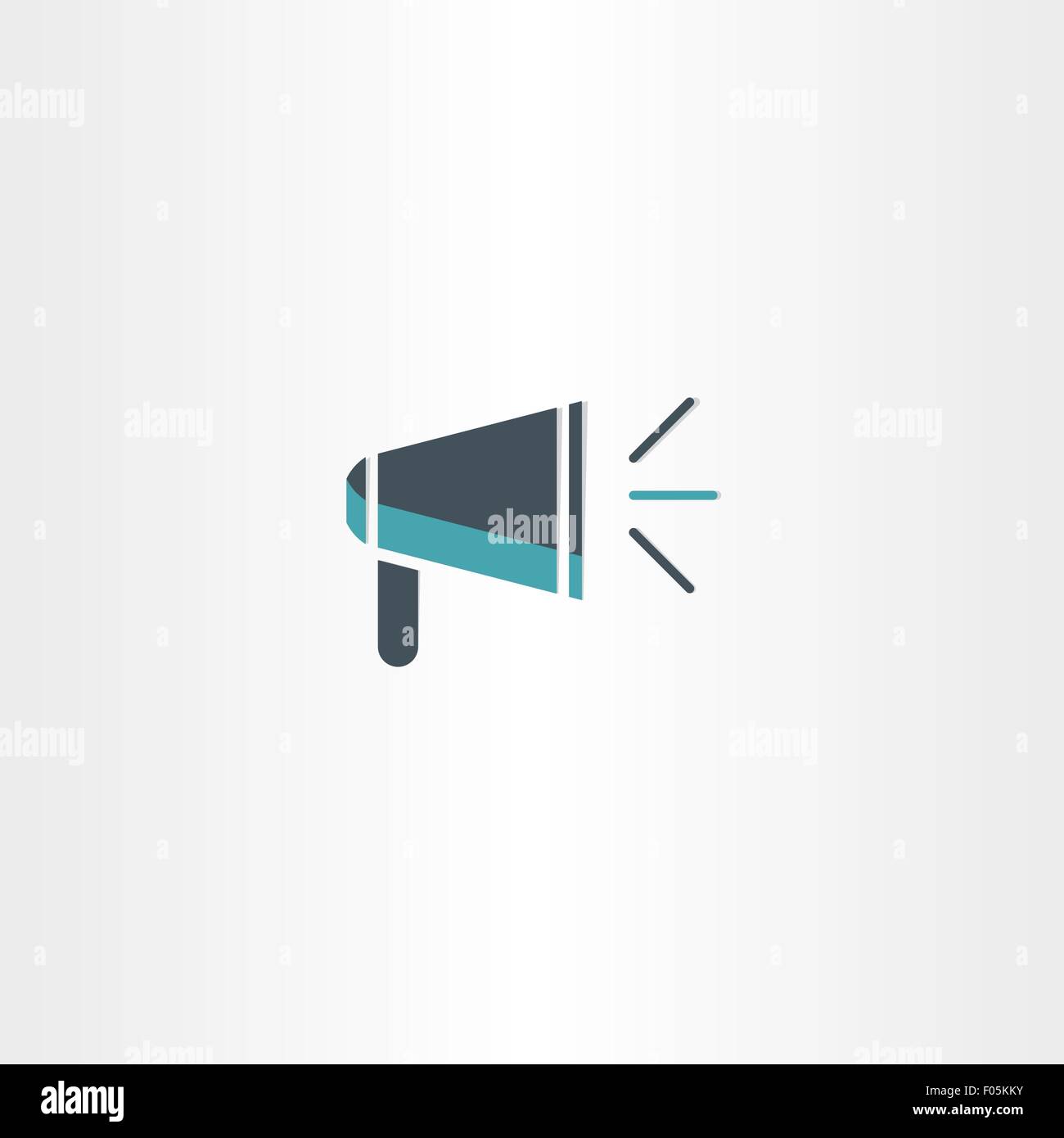 flat megaphone icon vector design Stock Vector Image & Art - Alamy