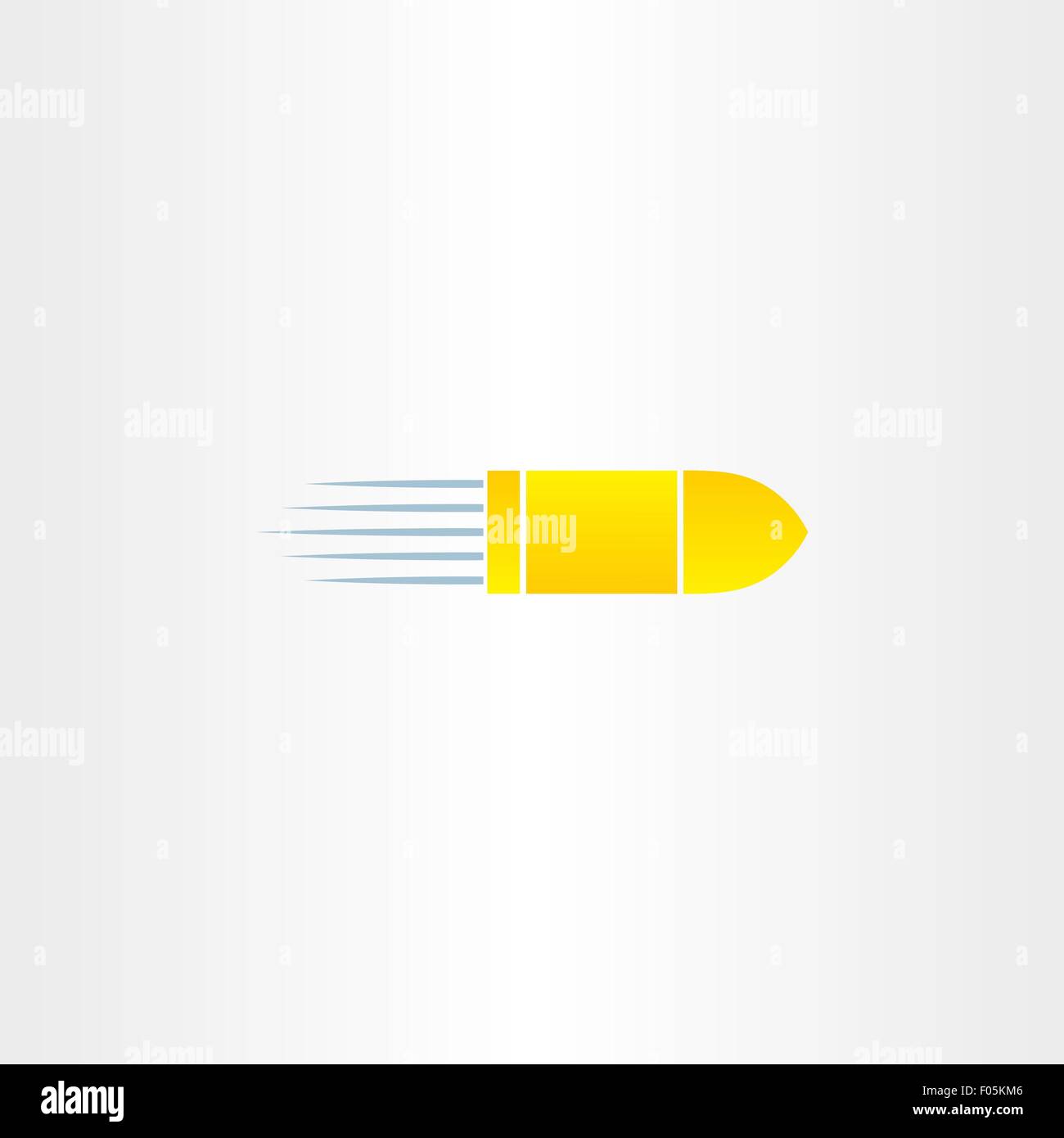golden bullet vector icon design symbol Stock Vector Image & Art - Alamy