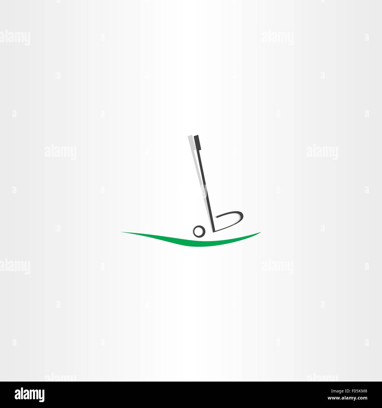 golf ball logo putter icon vector design Stock Vector Image & Art - Alamy