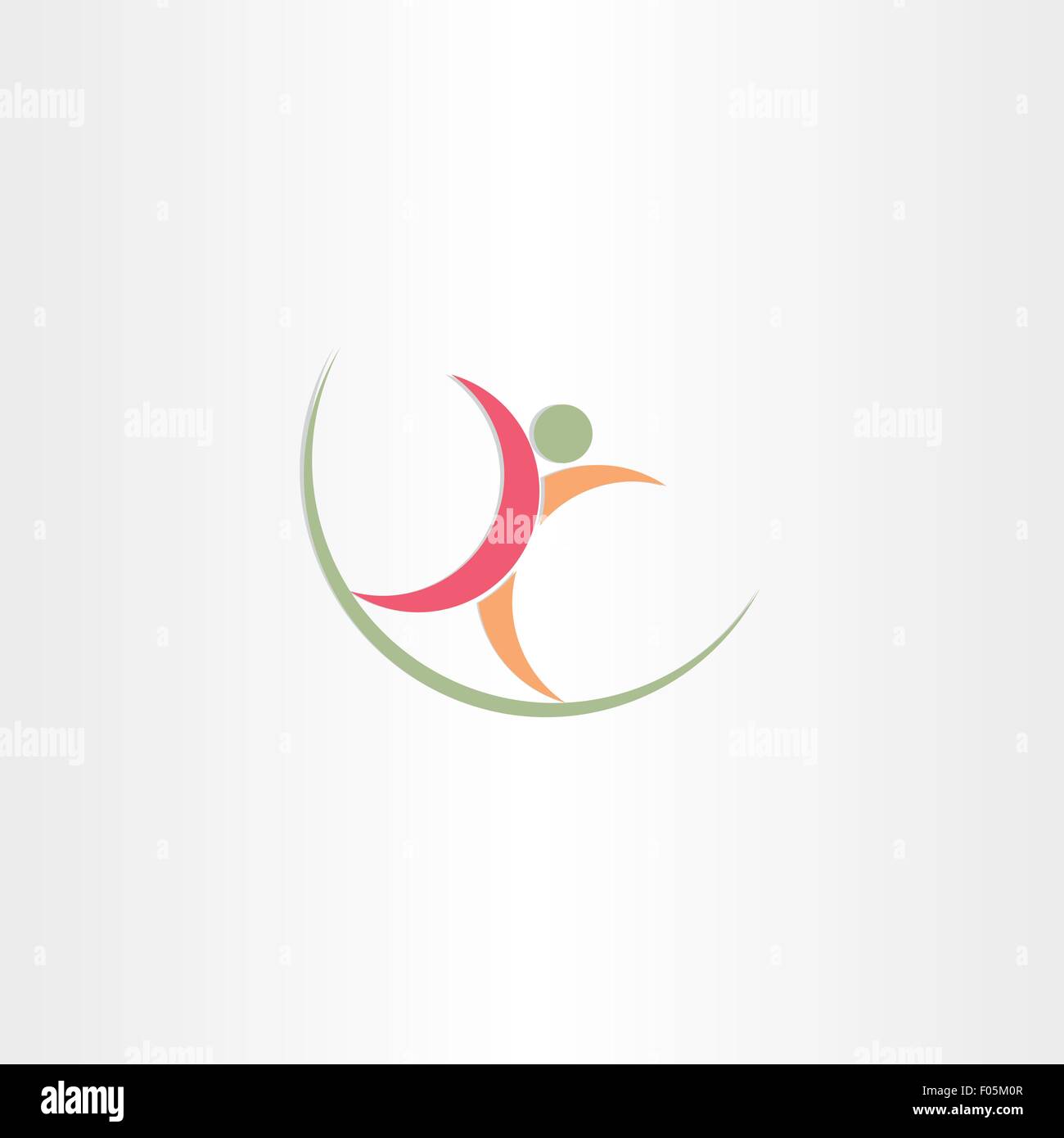 healthy man walking logo vector icon design Stock Vector Image & Art ...