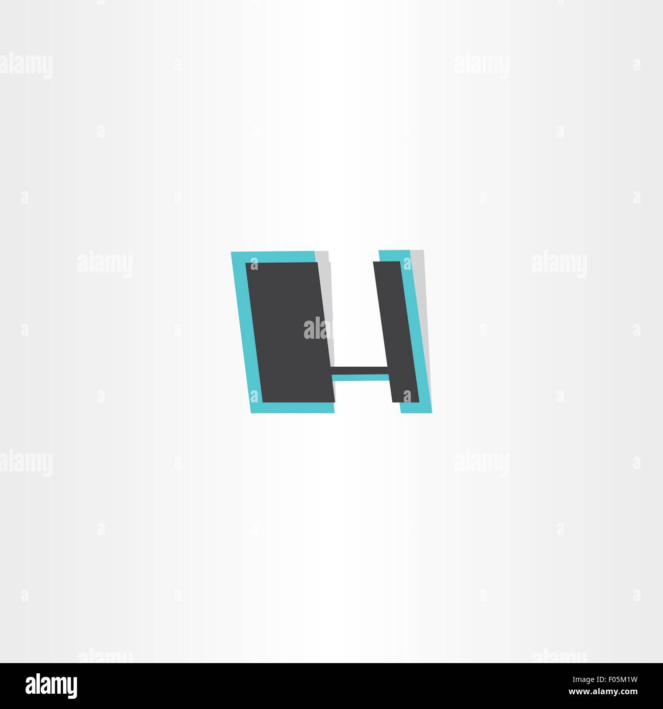 letter h abstract vector icon logotype design Stock Vector Image & Art ...
