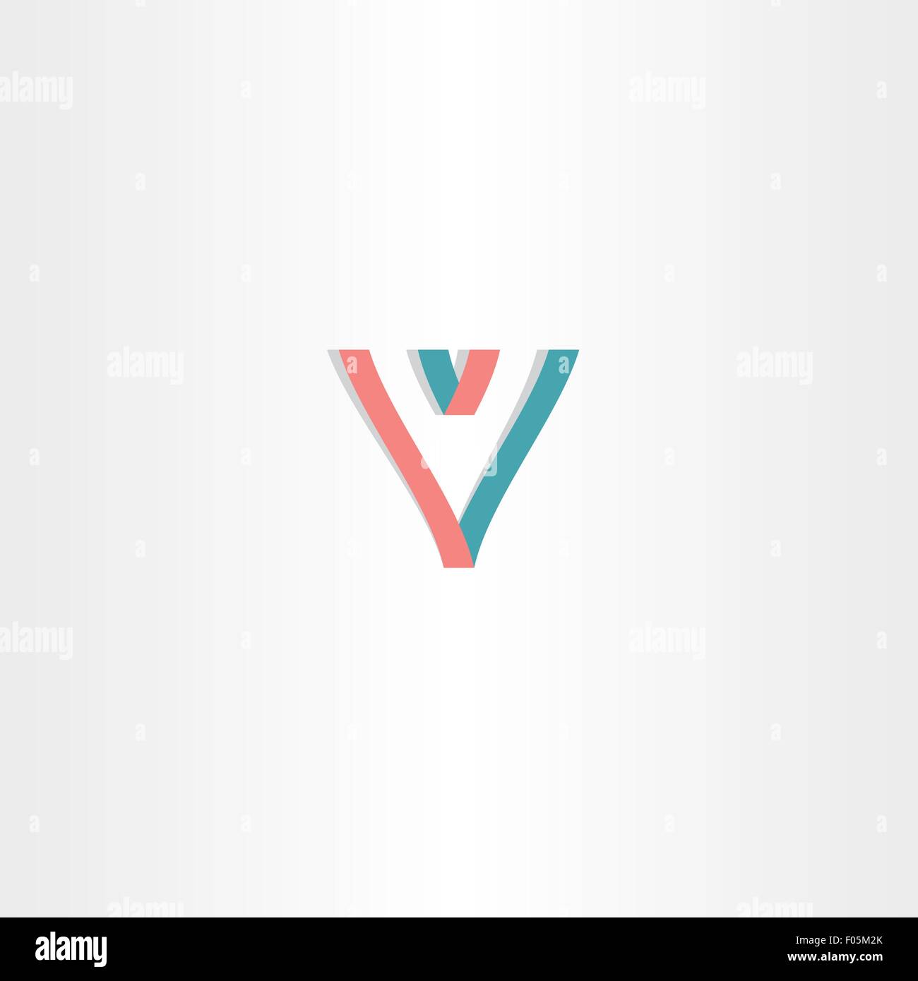letter v lines logo template symbol design Stock Vector Image & Art - Alamy