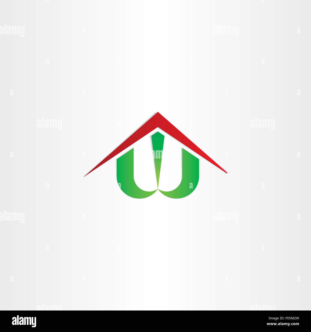 letter w house home symbol design Stock Vector Image & Art - Alamy