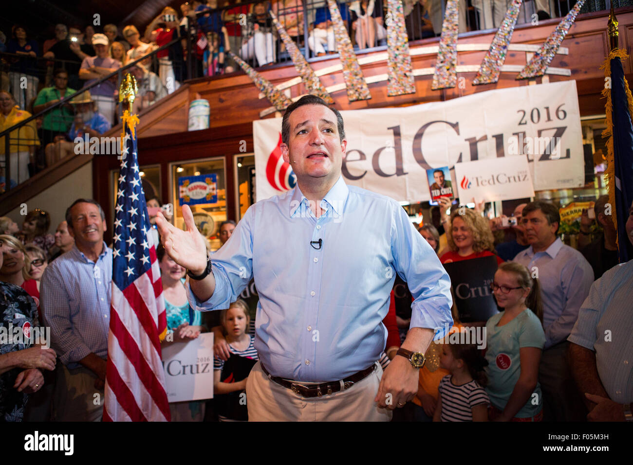 Mt Pleasant, South Carolina, USA. 7th Aug, 2015. U.S. Senator and GOP ...