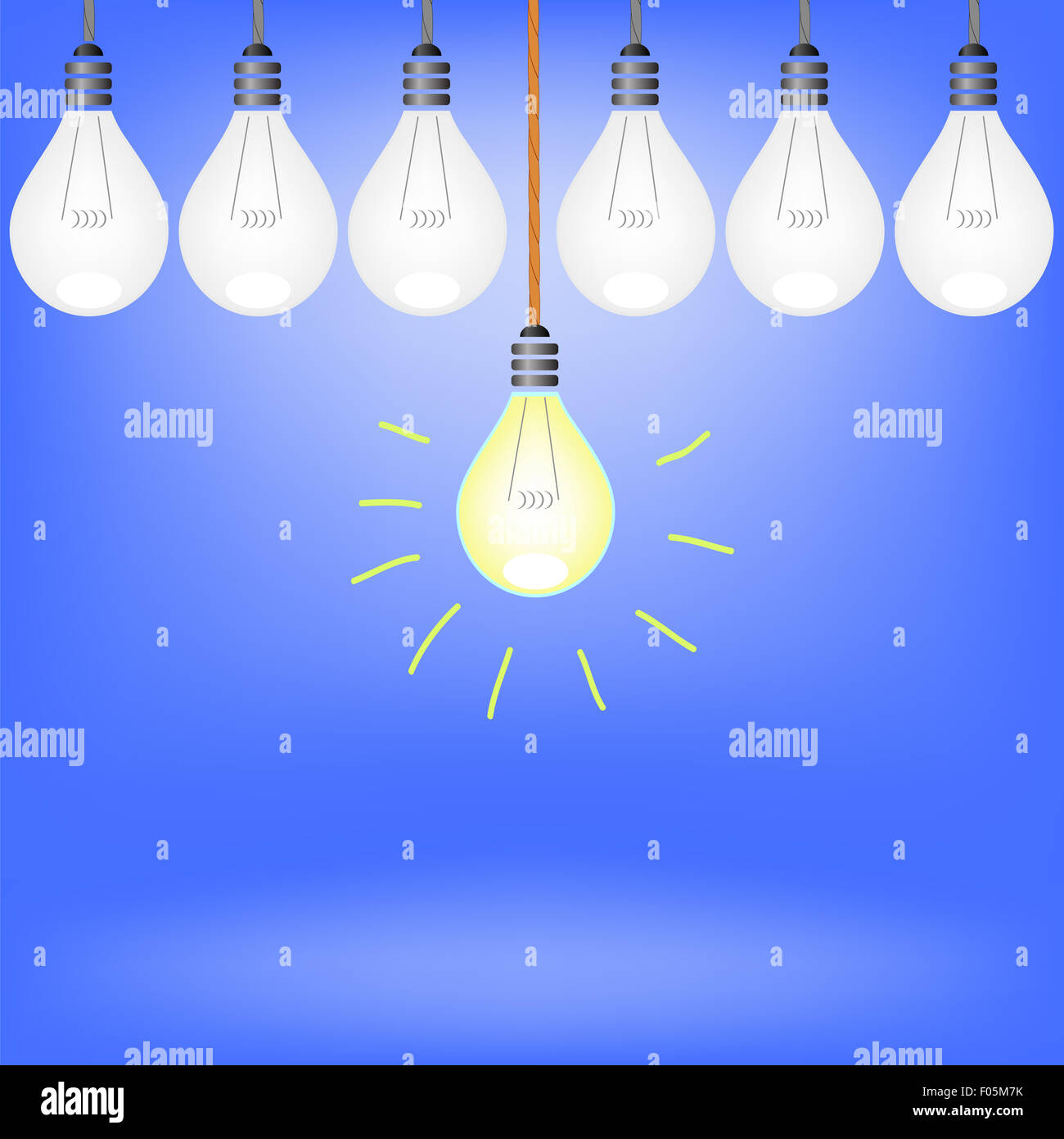 Set of Bulbs Stock Photo - Alamy