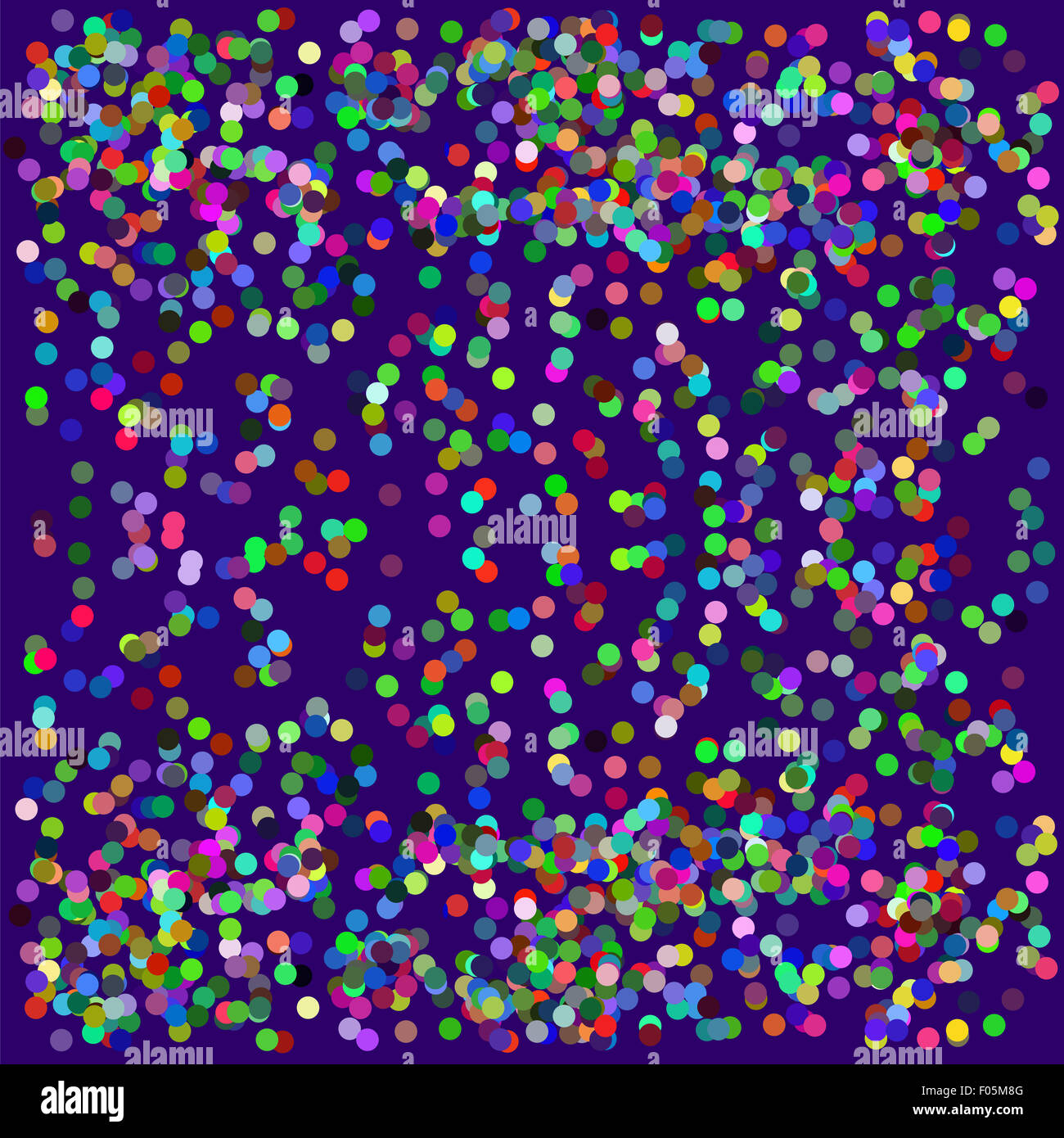 Falling Colorful Confetti Stock Photo - Alamy