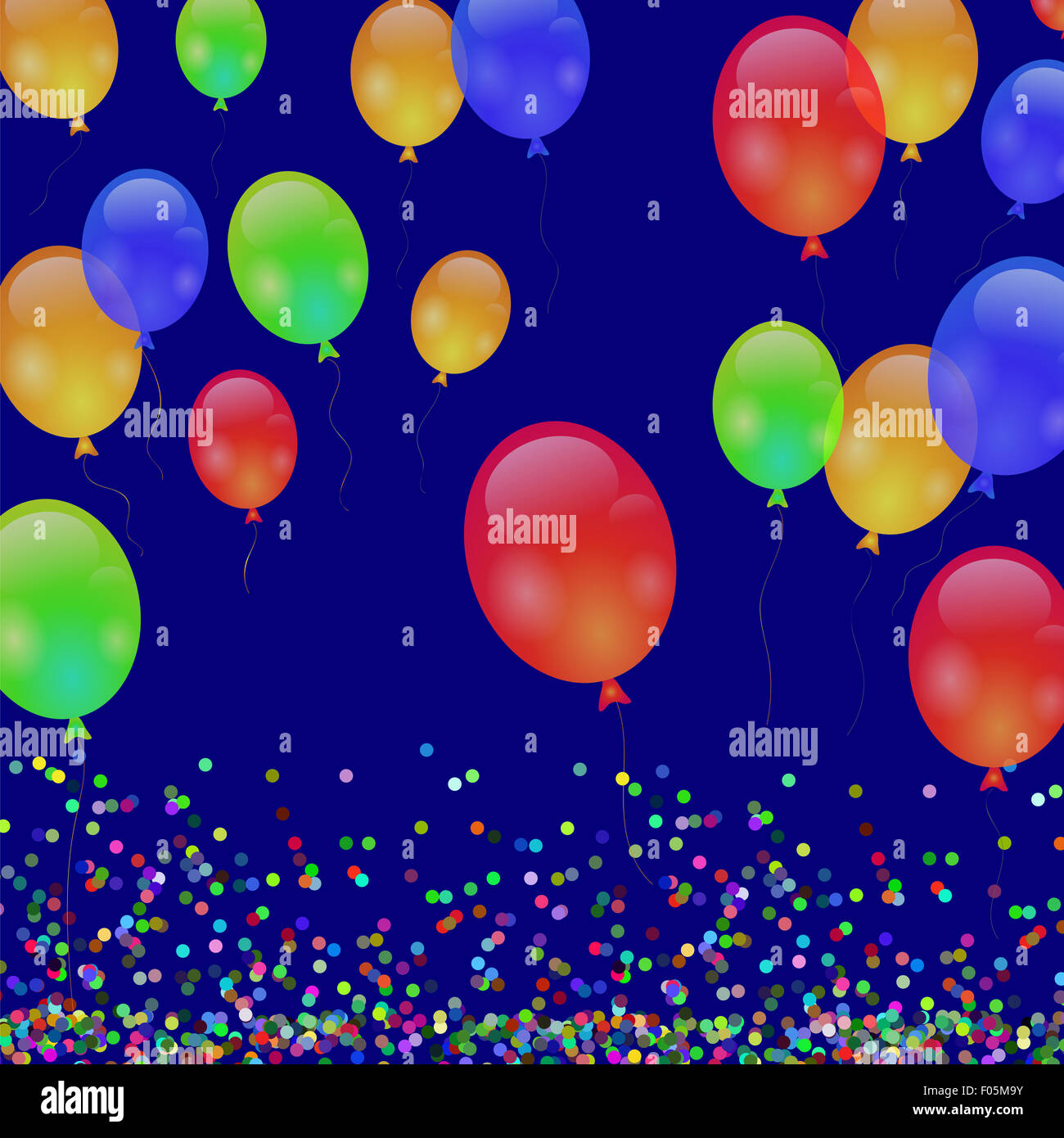 Colorful Flying Balloons Stock Photo - Alamy