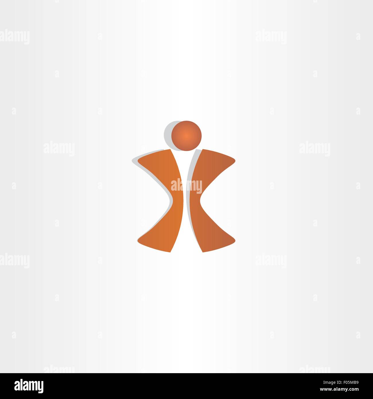 man letter x logo design element Stock Vector Image & Art - Alamy