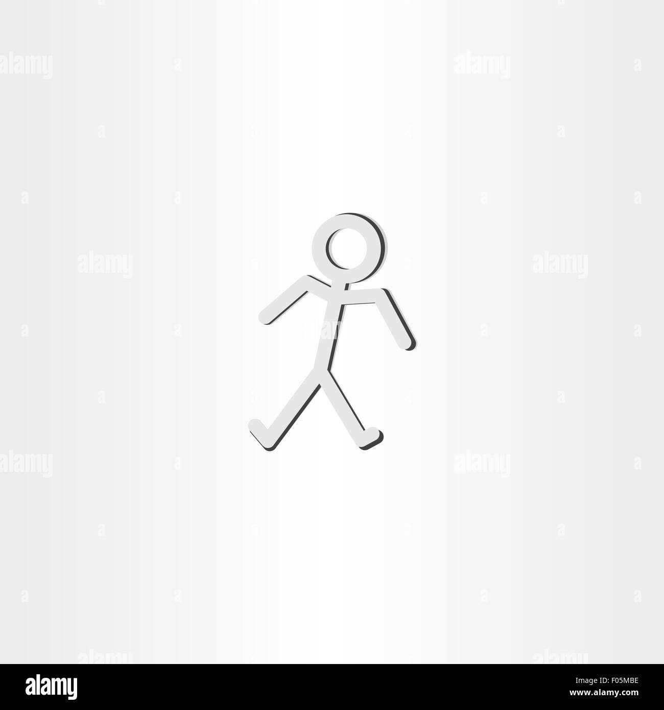 man walking icon vector symbol design Stock Vector Image & Art - Alamy