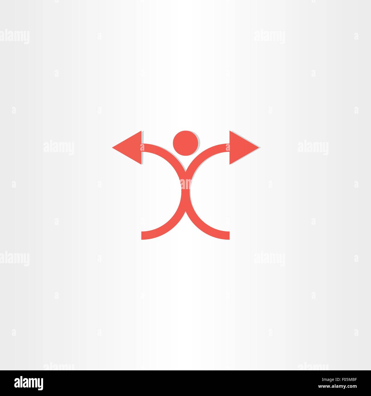 man with arrow hands icon design Stock Vector Image & Art - Alamy
