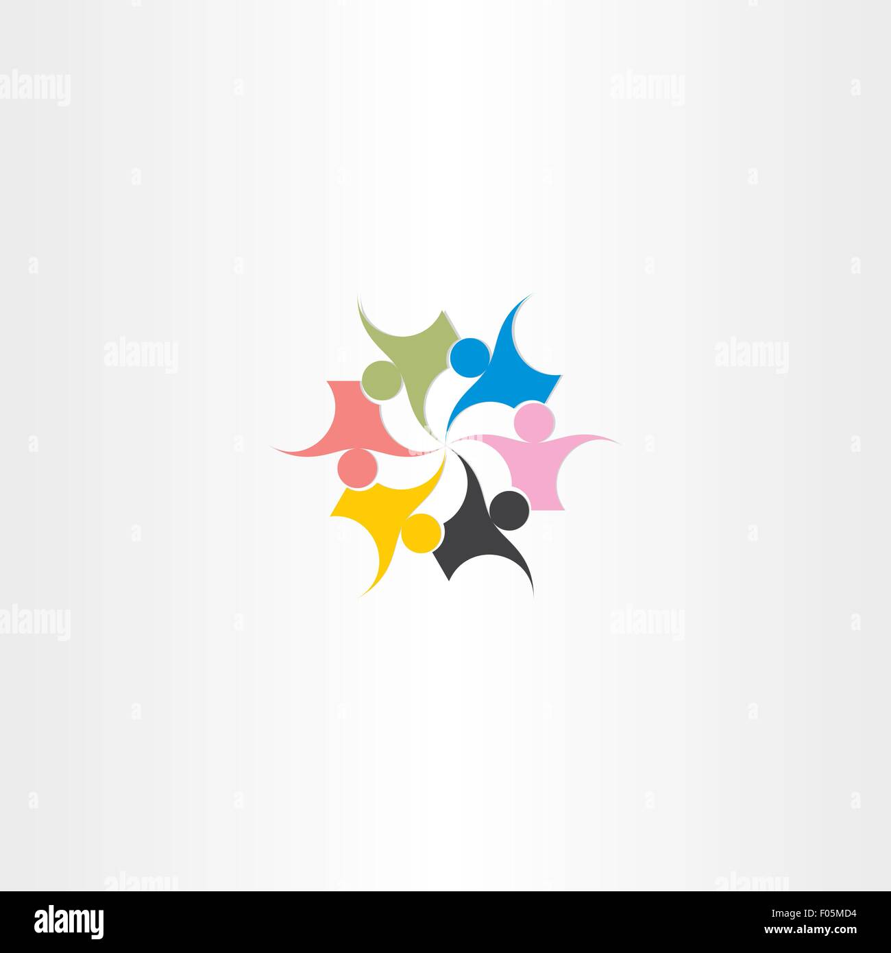 people vector icon teamwork concept symbol Stock Vector Image & Art - Alamy