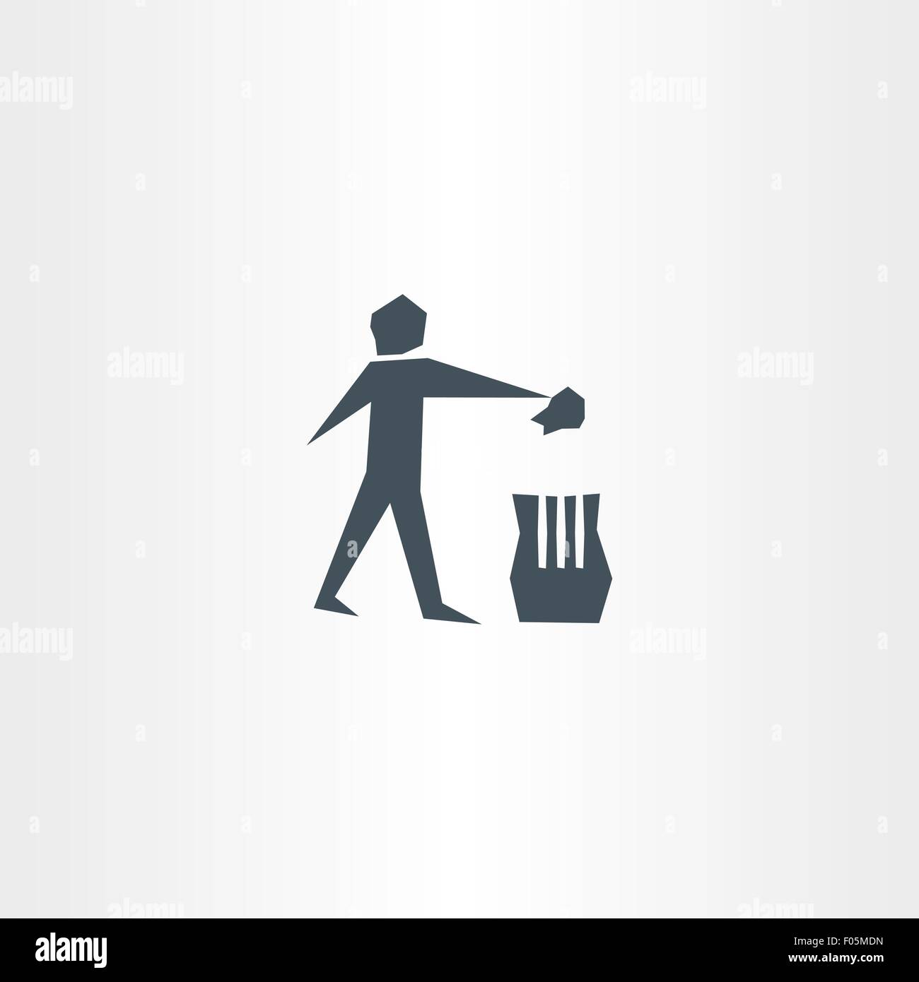 Man recycling Stock Vector Images - Alamy