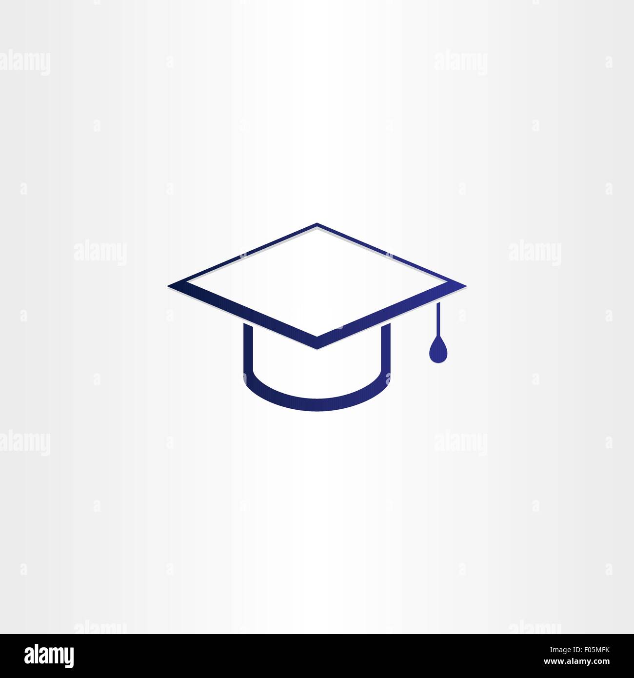 Blue education isolated cap Stock Vector Images - Alamy