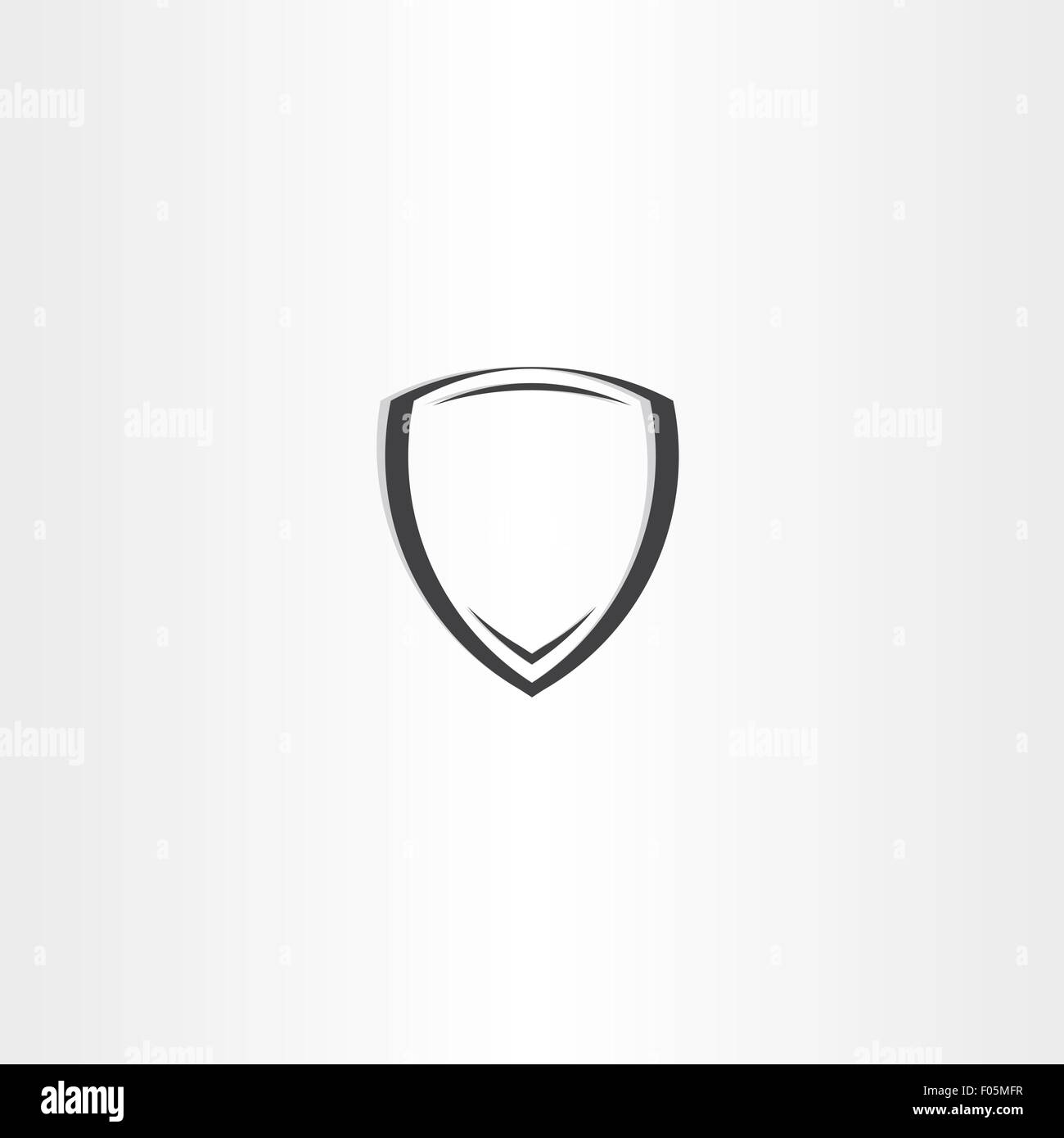 stylized black shield icon vector secure Stock Vector Image & Art - Alamy