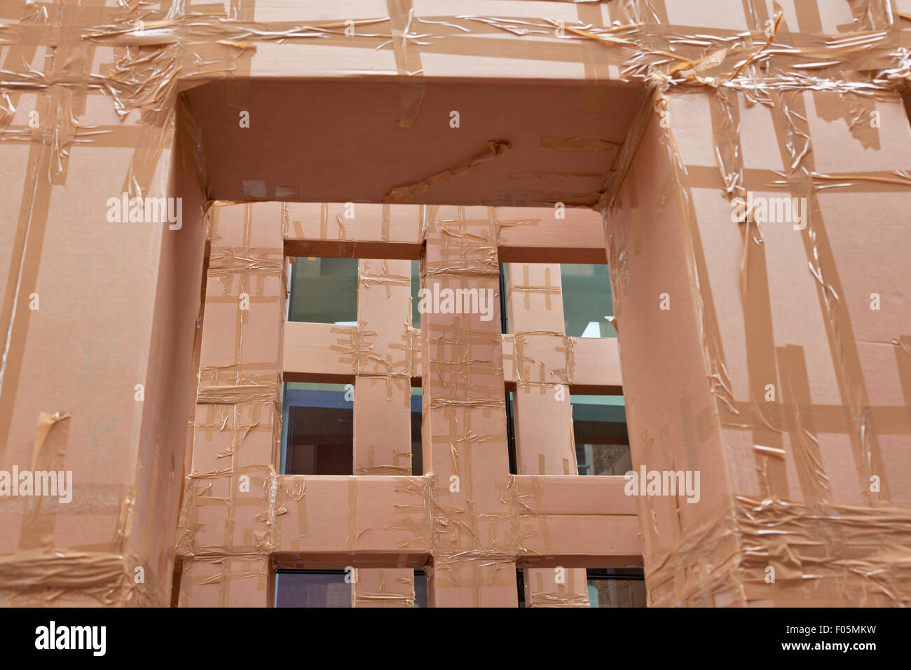 London, UK. 7th Aug, 2015. The People's Tower is a 14 meter high ...