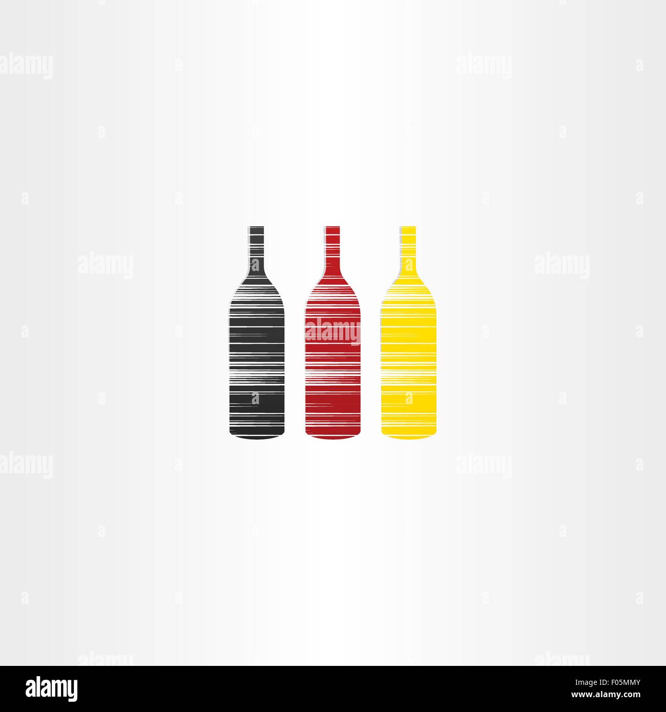 Vintage wine bottles in Stock Vector Images - Alamy