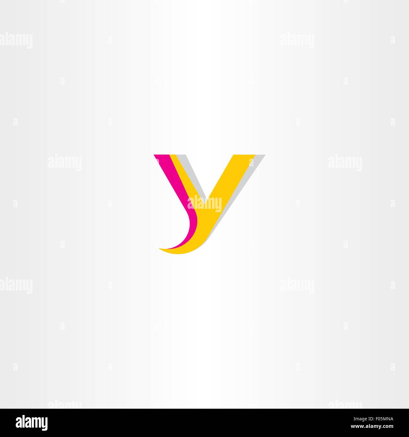 yellow magenta letter y logo design Stock Vector Image & Art - Alamy
