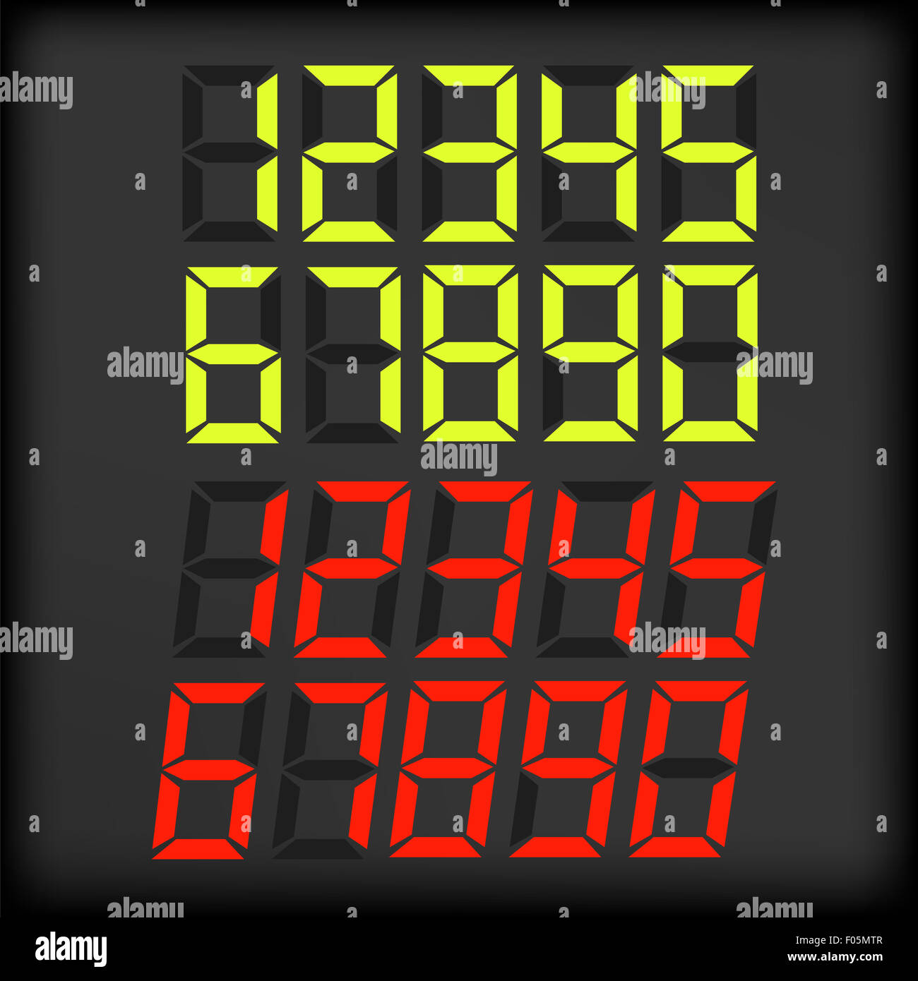 Digital clock display counting hi-res stock photography and images - Alamy