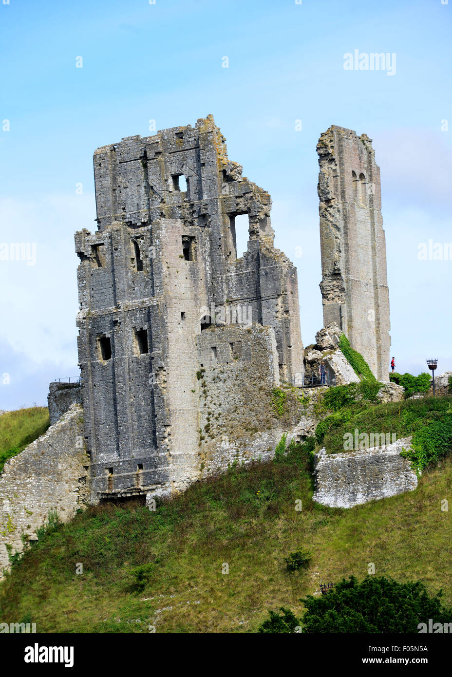 Corfe Castle Wareham dorset Stock Photo - Alamy