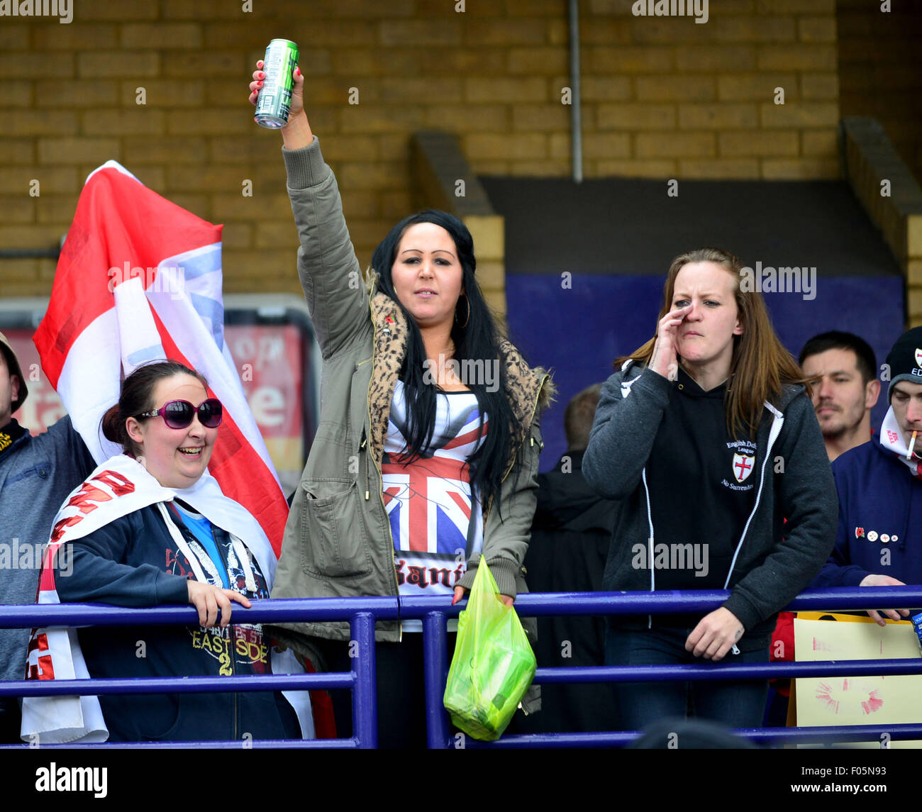 English Defence League holding a National Demonstration in Oxford on ...